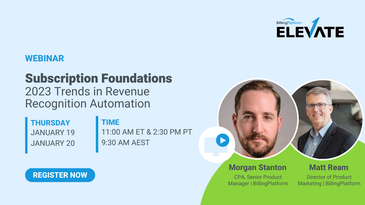 Register Now: 2023 Trends in Revenue Recognition Automation