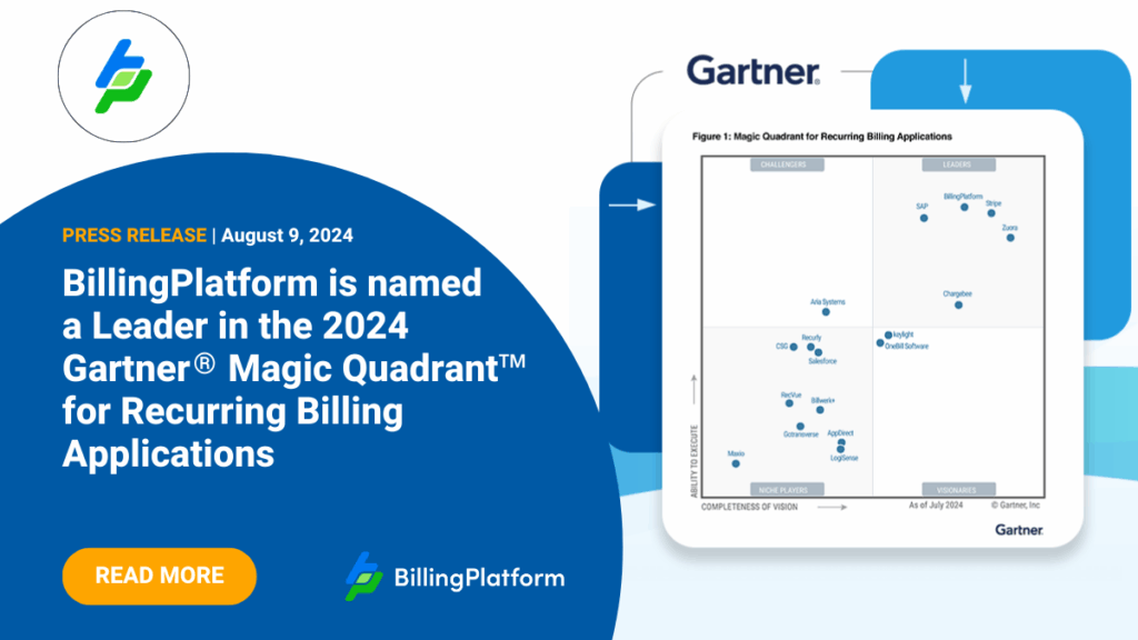 Gartner® Magic Quadrant™ for Recurring Billing Applications, 2024