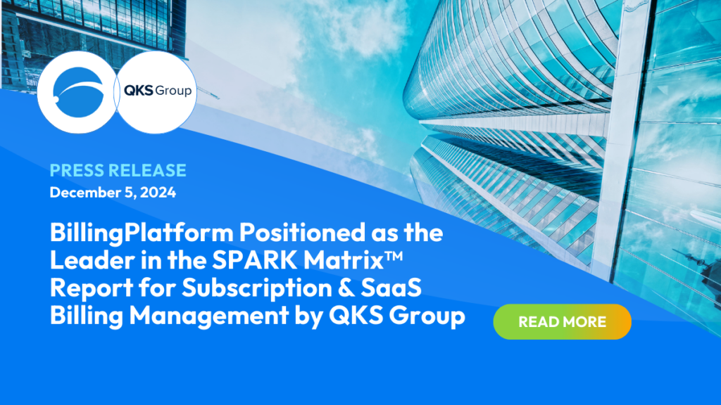 BillingPlatform is the Leader in the 2024 SPARK Matrix™ Report