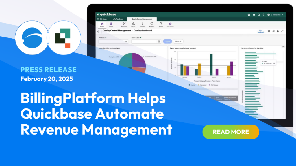 BillingPlatform Helps Quickbase Automate Revenue Management | BillingPlatform