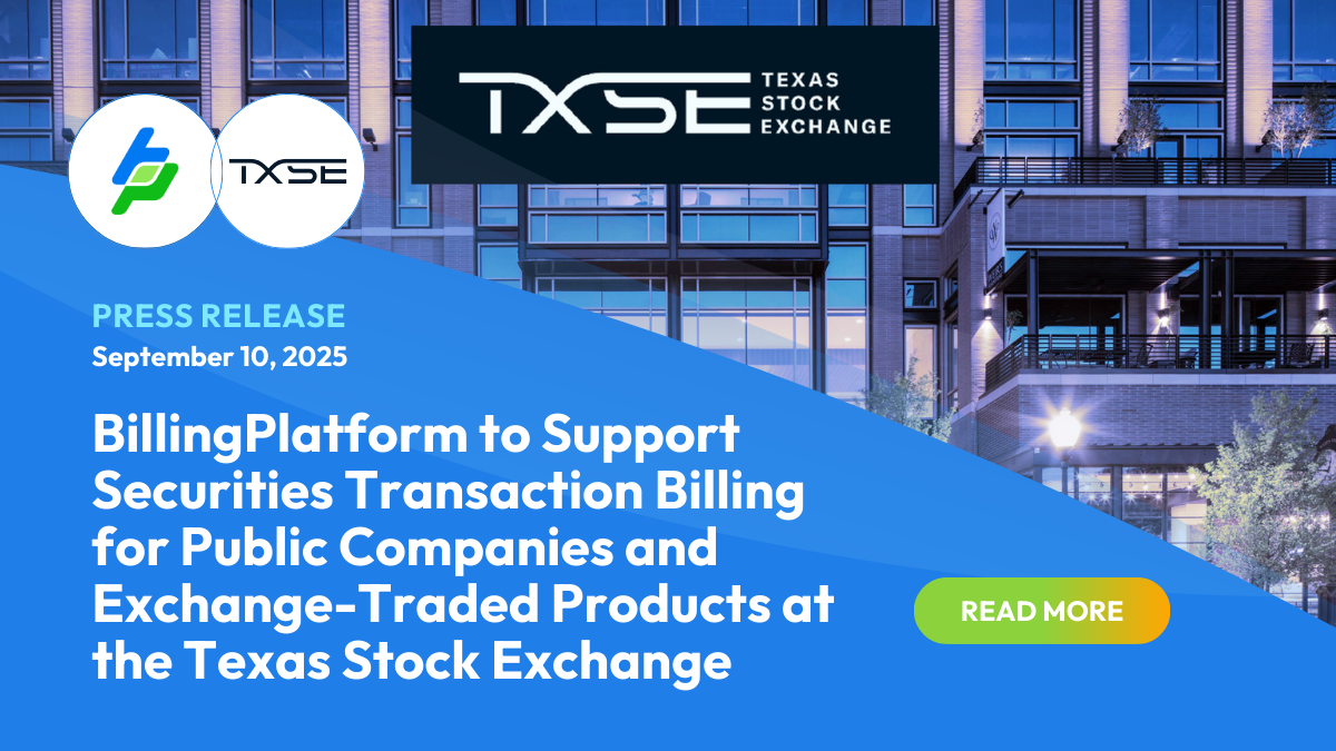 BillingPlatform to Support the Texas Stock Exchange (TXSE ...